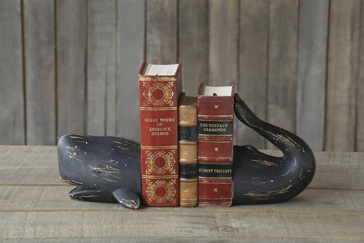 Whale Bookends Set – Coastal Style Gifts