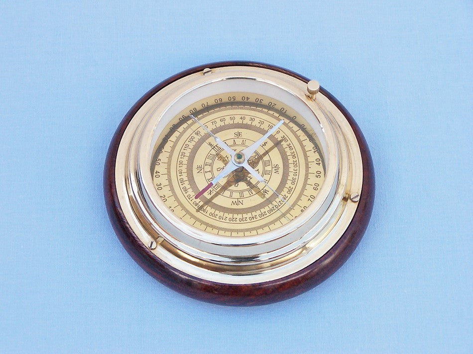 Brass Directional Desktop Compass 6" – Coastal Style Gifts